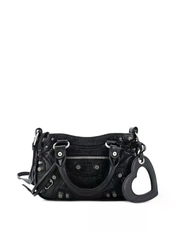 Balenciaga Le Cagole Giant Studs Leather Mini Tote Bag