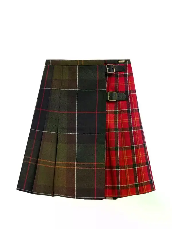 Barbour Gillian Tartan Pleated Mini Skirt
