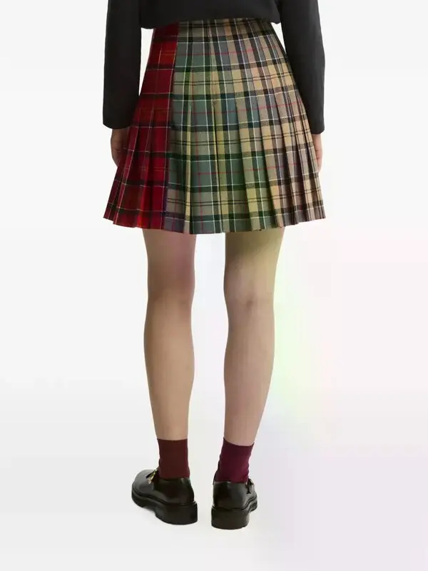 Barbour Gillian Tartan Pleated Mini Skirt