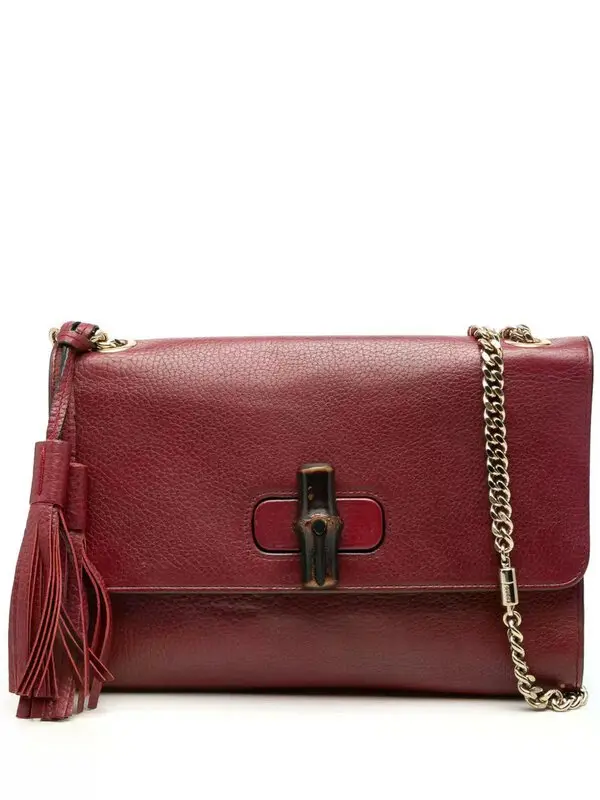 Gucci 2000-2015 Medium Calfskin Miss Bamboo Crossbody Bag