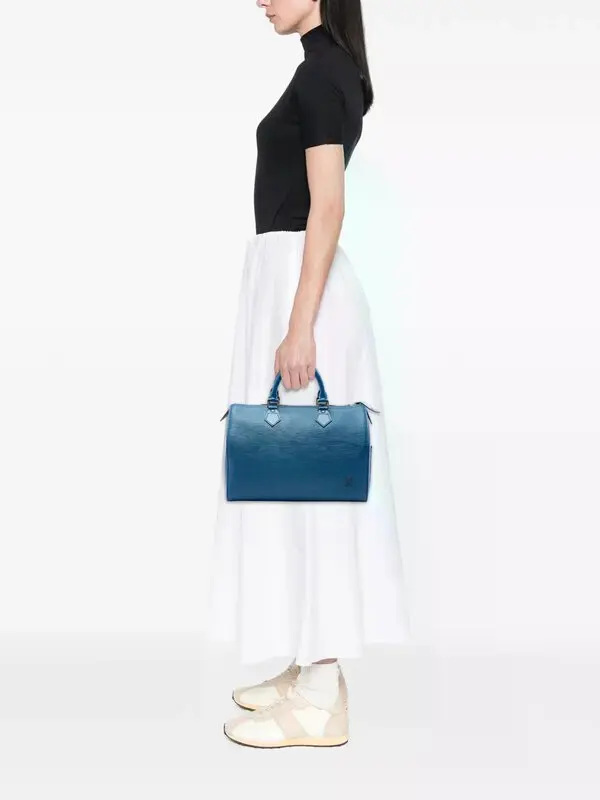 LOUIS VUITTON 1994 Epi Speedy 35 Boston Bag - Blue