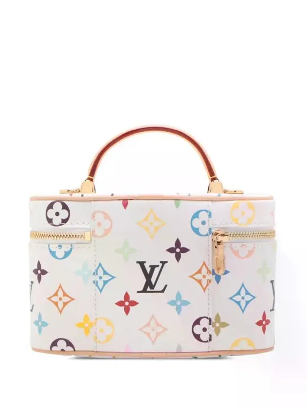 LOUIS VUITTON 2021-2026 Takashi Murakami Monogram Multicolore Chain Pouch Vanity Bag