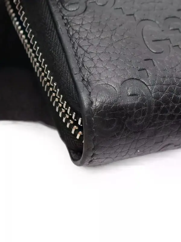 Gucci 2010s Imprint Zip-around Wallet