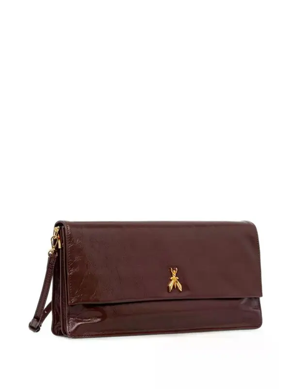Patrizia Pepe Fly-plaque Shoulder Bag - Brown