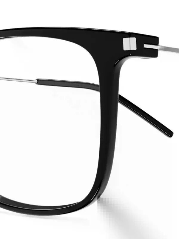 Saint Laurent Rectangle-frame Glasses - Black