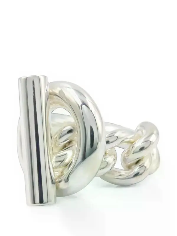 Hermès 2010s Croisette Gm Ring - Silver