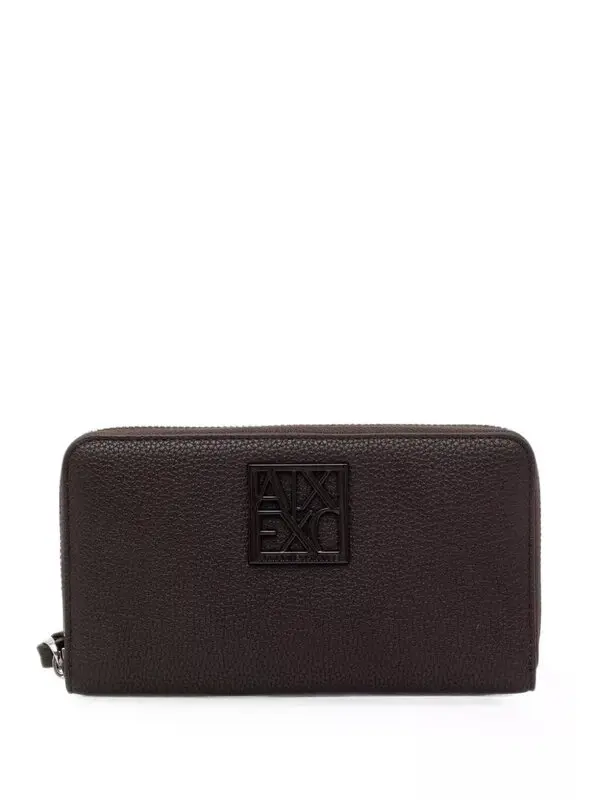 Armani Exchange Logo-plaque Zip-around Wallet