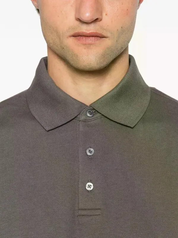 Herno Long-sleeve Polo Shirt - Grey