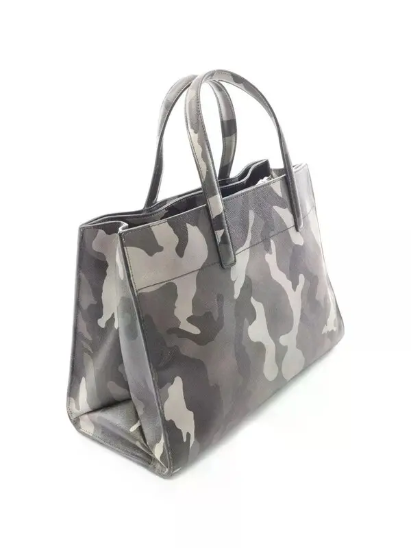 Prada 2000s Saffiano Camouflage Handbag