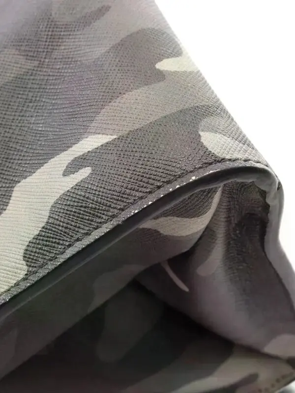 Prada 2000s Saffiano Camouflage Handbag