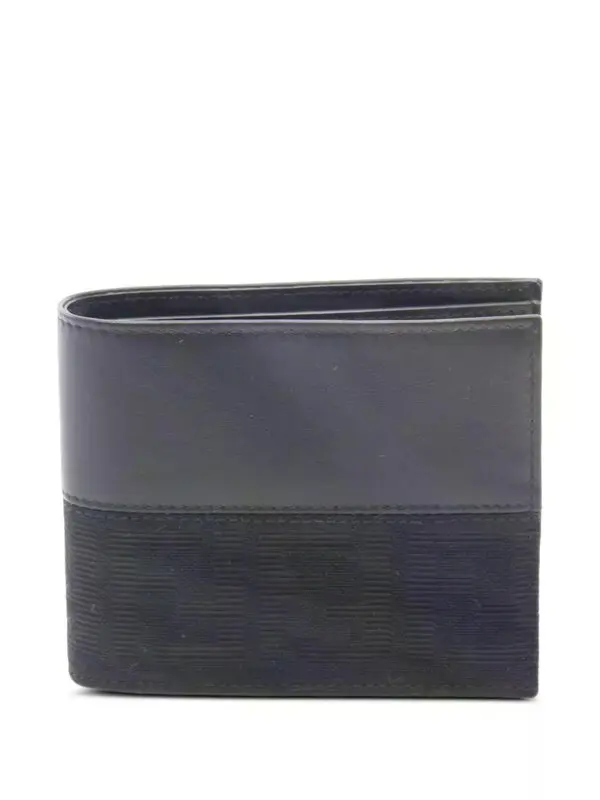 Fendi 2020 Zucca Bi-fold Wallet - Black