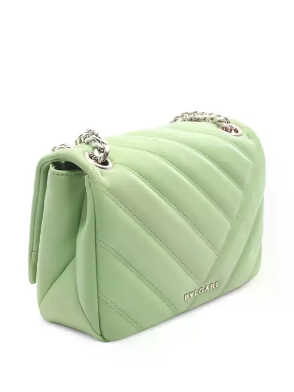 BVLGARI 2010s Serpenti Cabochon Shoulder Bag
