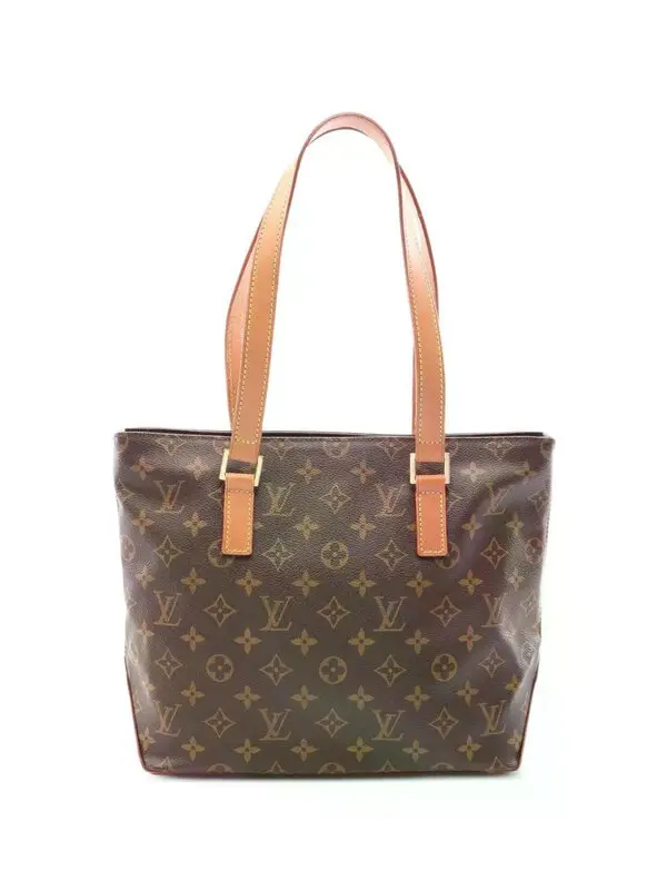 LOUIS VUITTON 2002 Cabas Piano Monogram Canvas Tote Bag