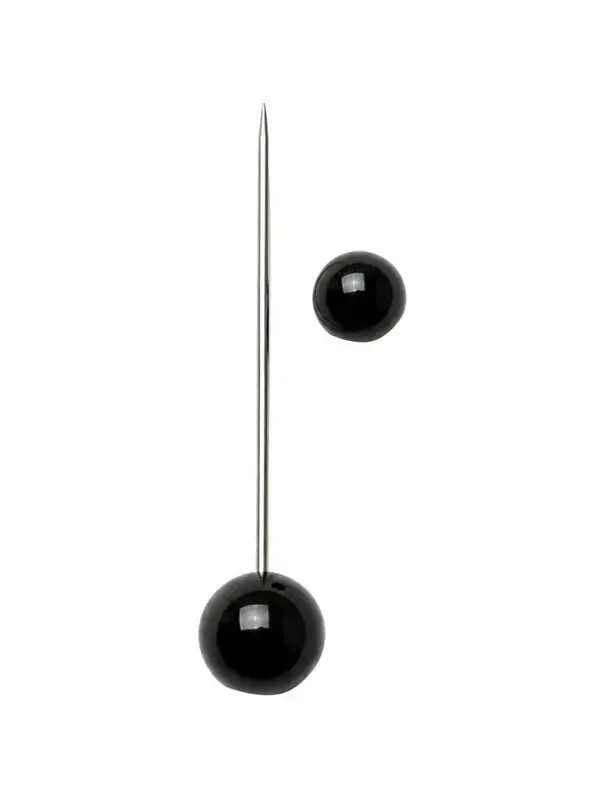 Emporio Armani Pearl-effect Sphere Brooch