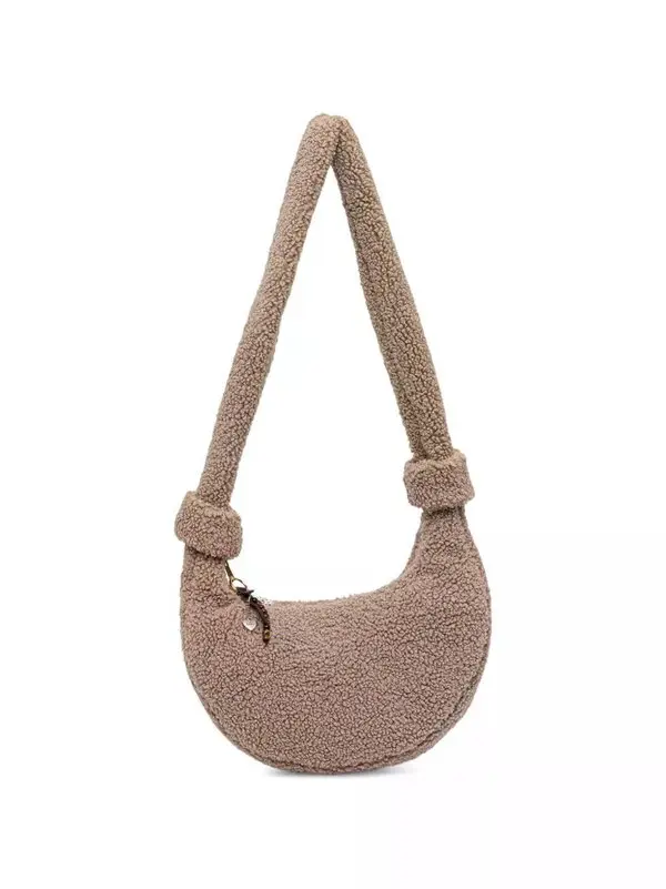 MOS MOSH Mmcia Fleece-texture Shoulder Bag - Neutrals