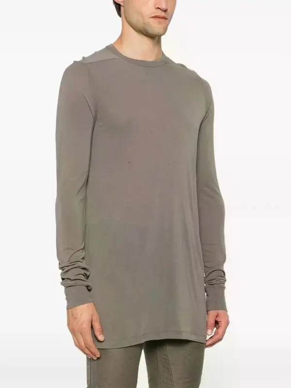 Rick Owens Longline Ribbed-cuff T-shirt