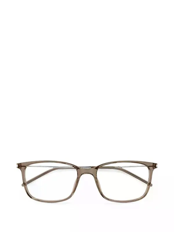 Saint Laurent Rectangle-frame Glasses - Neutrals