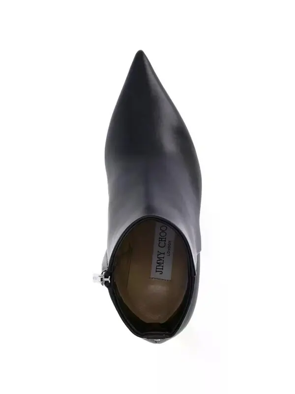 JIMMY CHOO Frankie Leather Ankle Boots