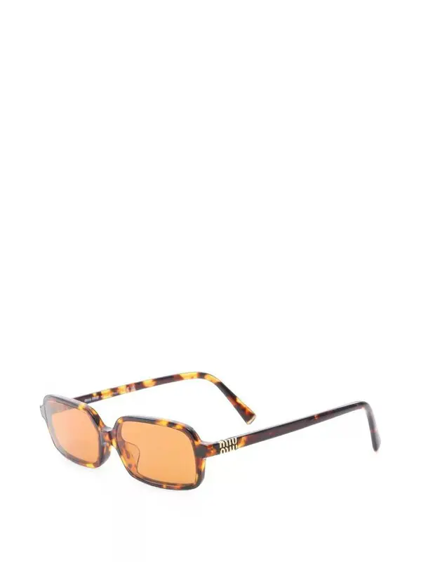 Miu Miu 2010s Tortoiseshell-effect Sunglasses