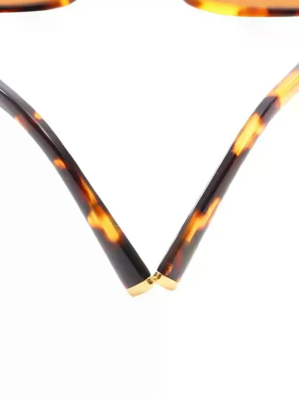 Miu Miu 2010s Tortoiseshell-effect Sunglasses