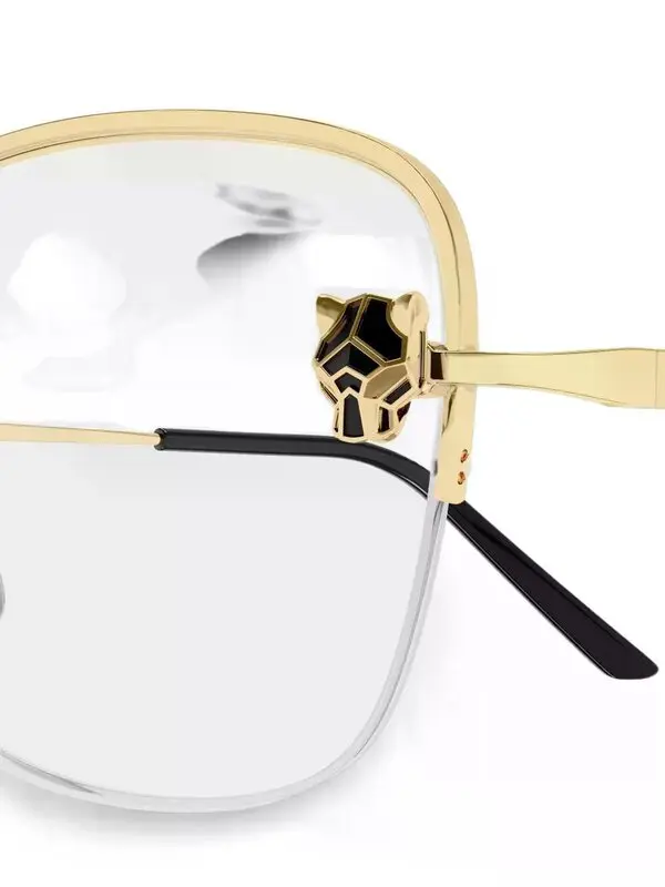 Cartier Panthère De Geometric-frame Glasses