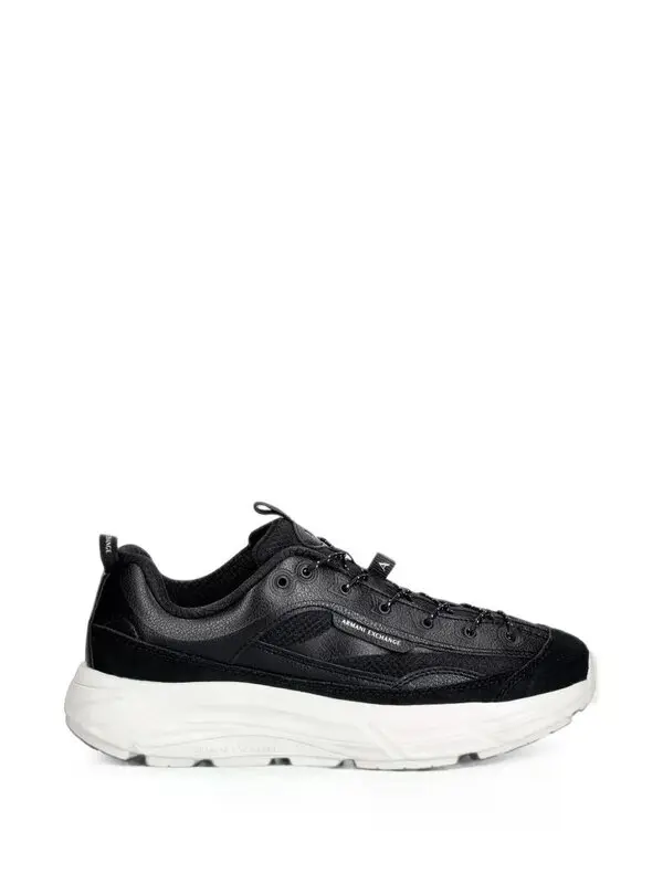 Armani Exchange Logo-patch Panelled Sneakers