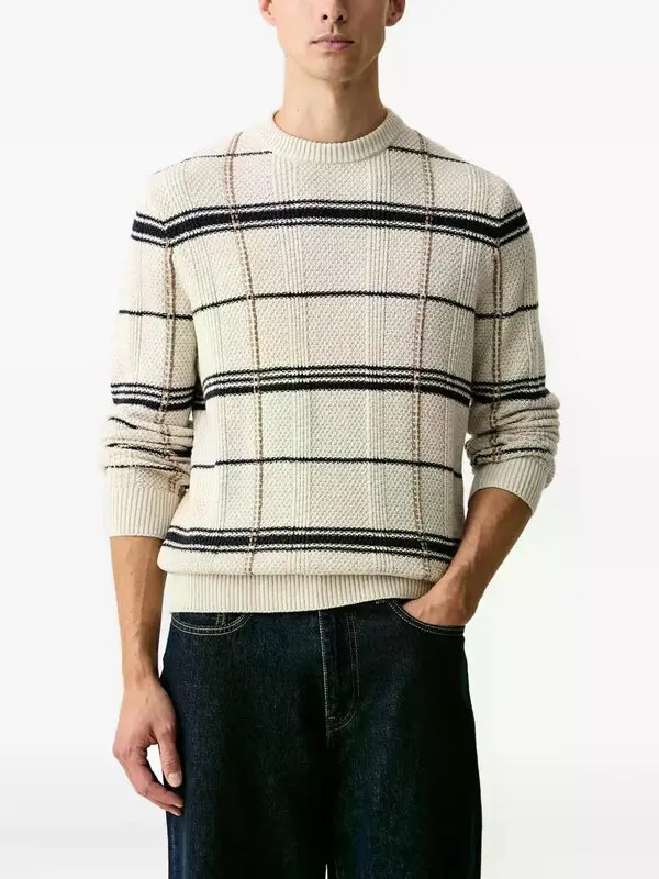 Barbour Fasey Check-pattern Sweater