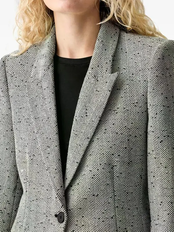 Munthe Lawo Herringbone-pattern Blazer