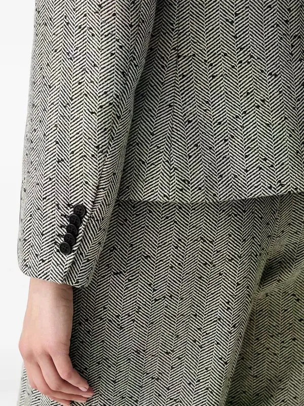 Munthe Lawo Herringbone-pattern Blazer