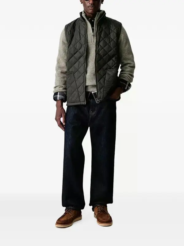 Barbour Half-zip Rib-trimmed Sweater