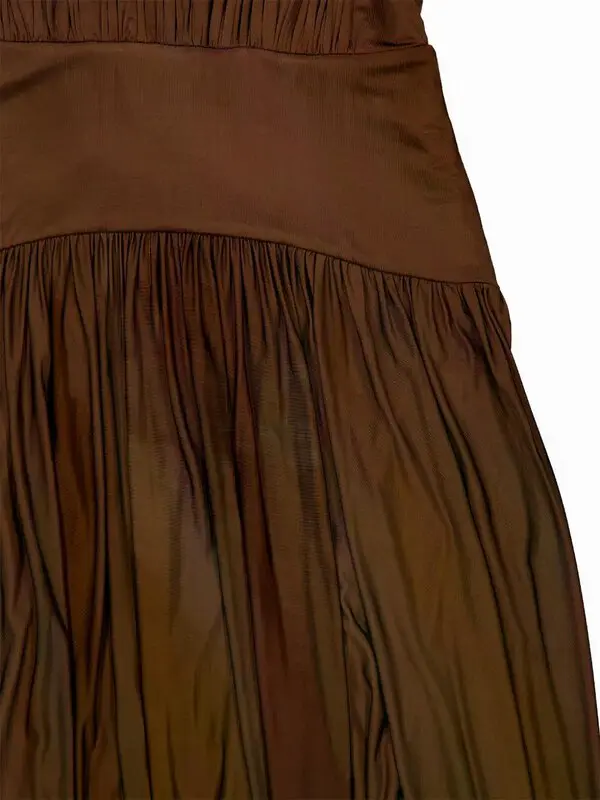 Roland Mouret Crystal-embellished Gathered Dress