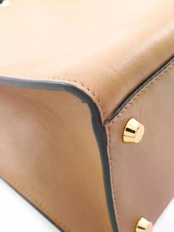 Fendi 2010s Medium Way Leather Tote Bag - Neutrals