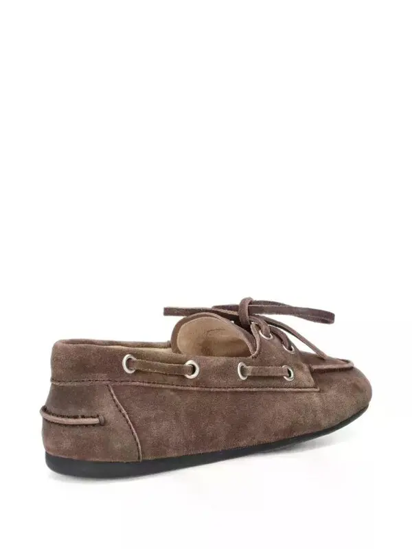 Miu Miu Suede Boat Loafers