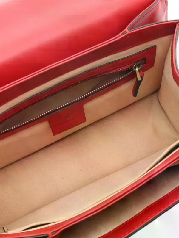 Gucci 2000s Queen Margaret Tote Bag - Red