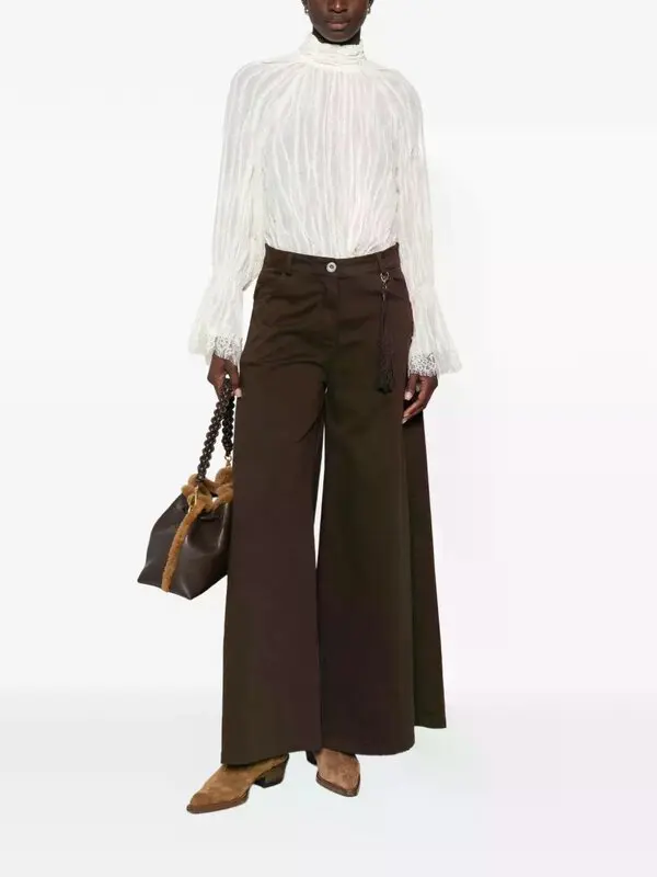 PHILIA LOFT Tassel-detail Palazzo Pants