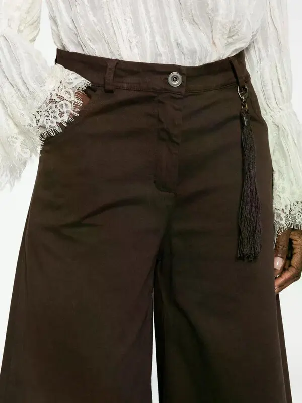 PHILIA LOFT Tassel-detail Palazzo Pants