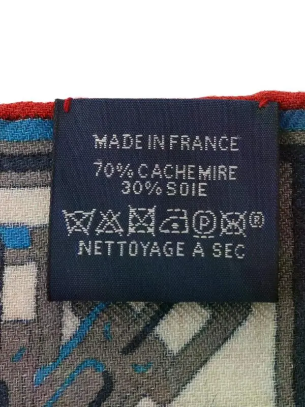 Hermès 2010s Lettres Equestres Shawl
