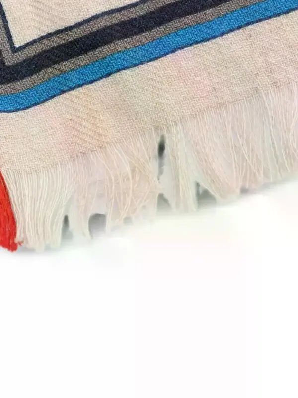 Hermès 2010s Lettres Equestres Shawl