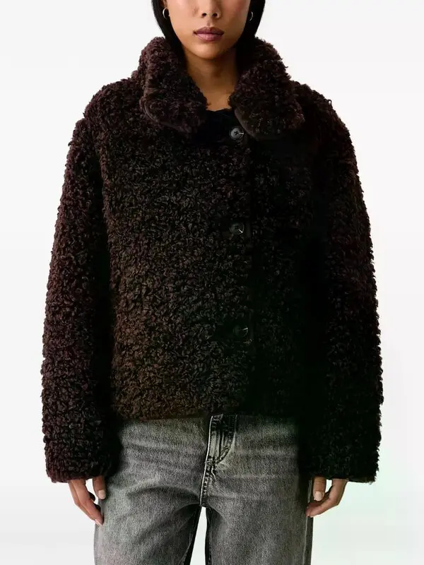 Marc O'polo Bouclé-texture Jacket - Brown