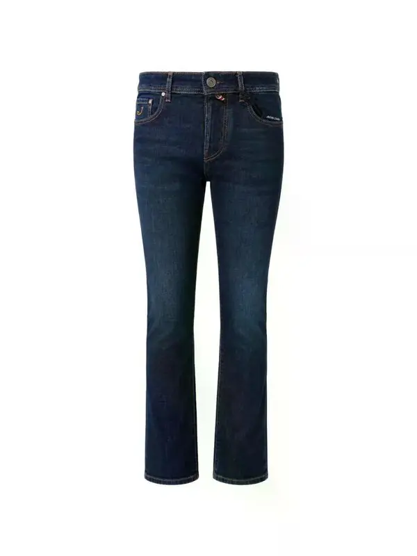 Jacob Cohen Logo-patch Slim-fit Jeans