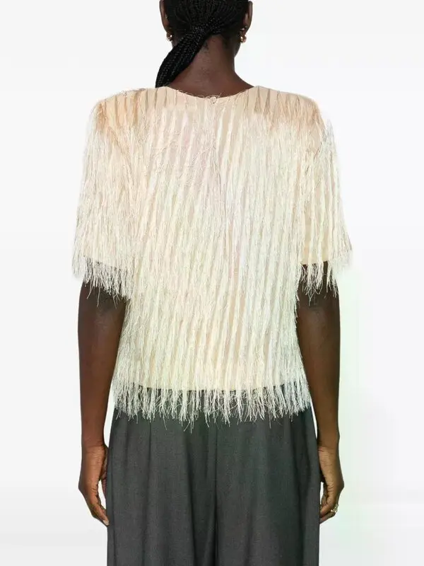PHILIA LOFT Fringe-detail Blouse