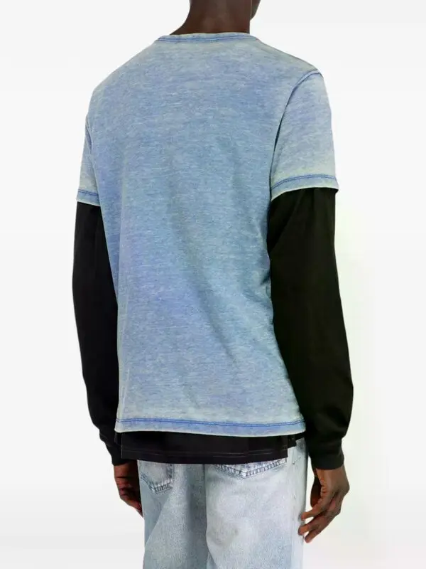 DIESEL® Burnout T-shirt With D78 Print