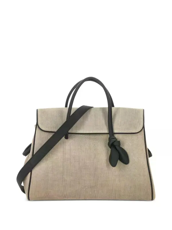 Jacquemus The Turismo Made In Italy Soft Shopper Bag - Neutrals
