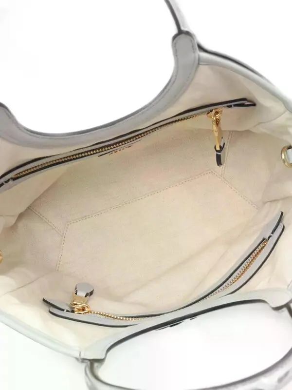 Miu Miu 2010s Ivy Logo-appliqué Handbag - Grey