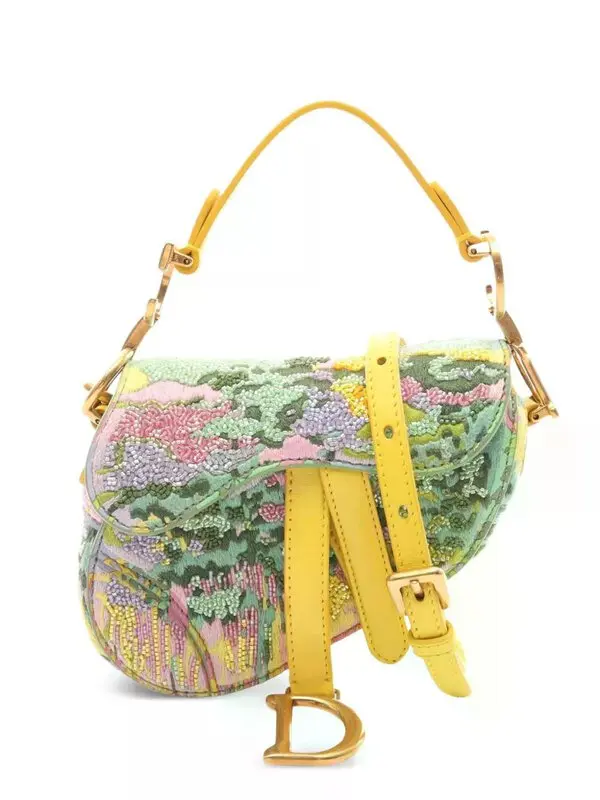 Dior 2010s Micro Saddle Shoulder - Green