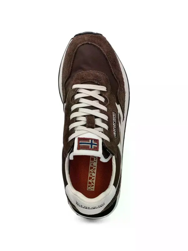 NAPAPIJRI Logo-patch Suede-panelled Sneakers