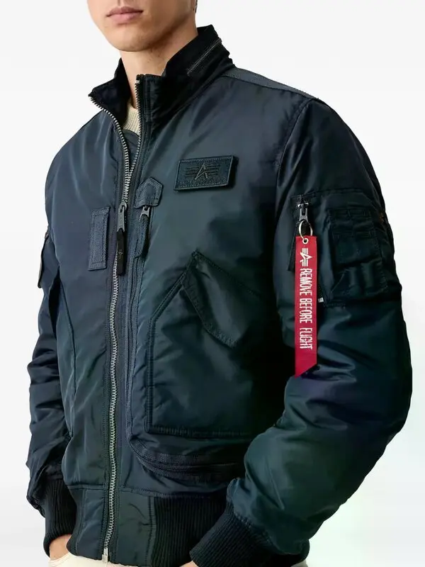 Alpha Industries Logo-patch Bomber Jacket