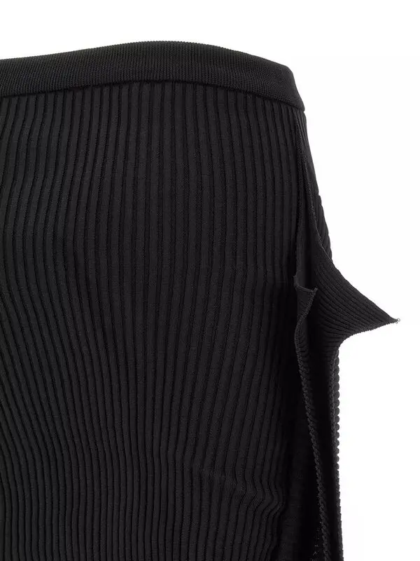 Issey Miyake Prance Ribbed-knit Maxi Skirt