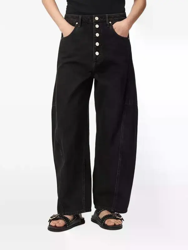 ALLSAINTS Carter Button-down Barrel-leg Jeans