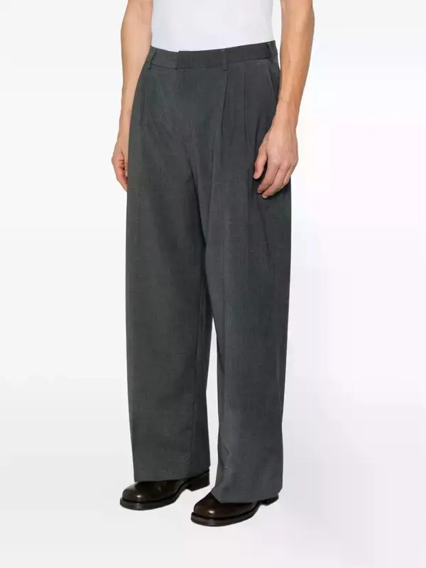 THESTROY Pleated Wide-leg Trousers